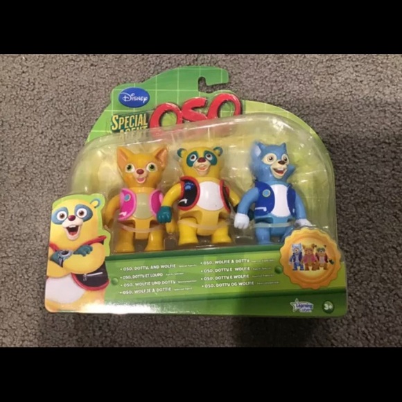 Disney | Toys | Disney Special Agent Oso Dotty And Wolfie Poseable ...